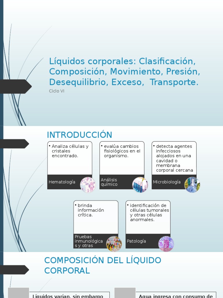 Líquidos Corporales | PDF