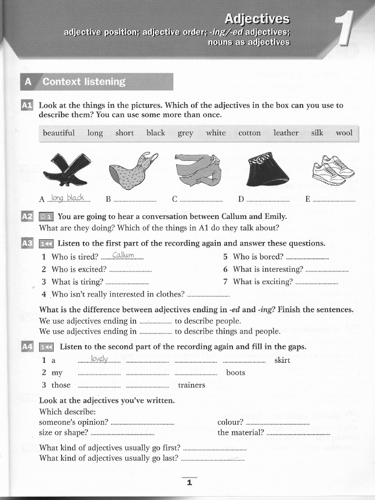 Understanding Adjectives and Their Use | PDF | Adjective | Language ...