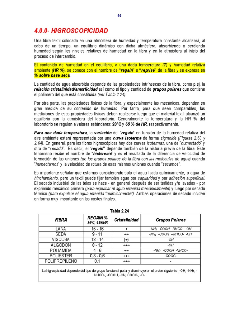 240 Higroscopicidad | Humedad | Propiedades del agua