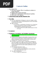 UCC Contract Law Overview Cheat Sheet | PDF | Offer And Acceptance ...