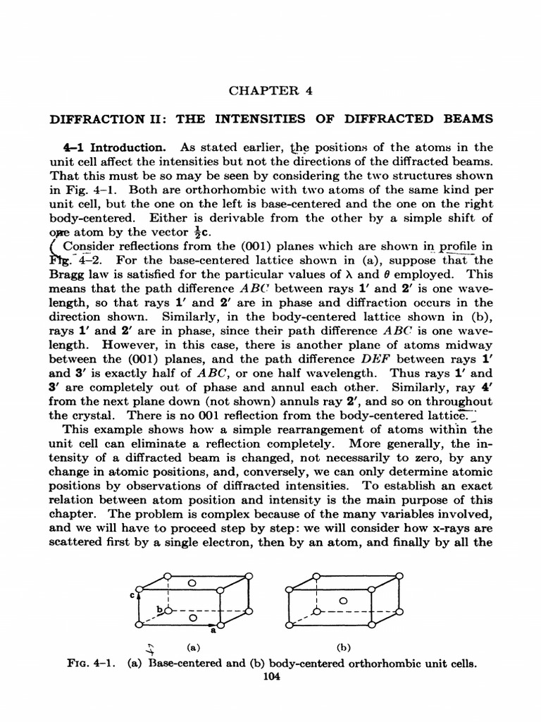 Elements of X-Ray Diffraction Cullity PDF | PDF | X Ray Crystallography ...