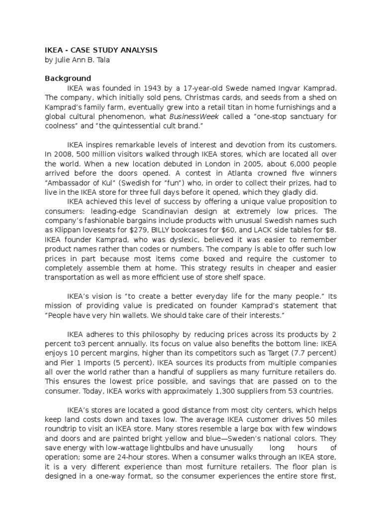 IKEA's Global Success Strategy | PDF | Retail | Online Shopping