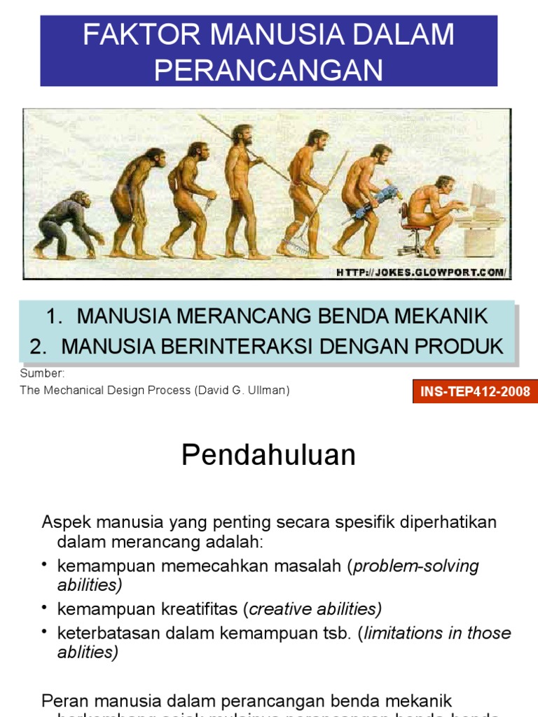 Faktor Manusia dalam Perancangan Produk | PDF | Seni | Teknologi & Rekayasa