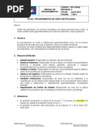 Formato de Manual de Procedimientos | PDF