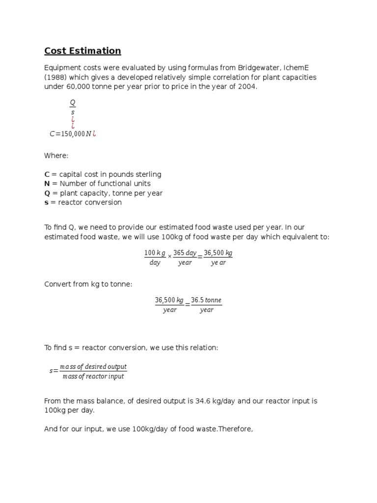 Cost Estimation Latest | PDF | Teaching Mathematics | Business