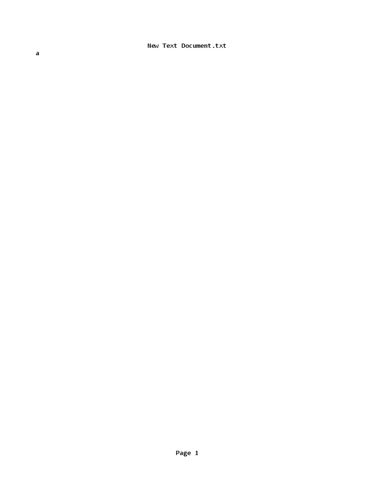 New Text Document - TXT A | PDF