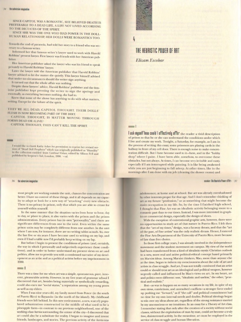 The Heuristic Power of Art | PDF