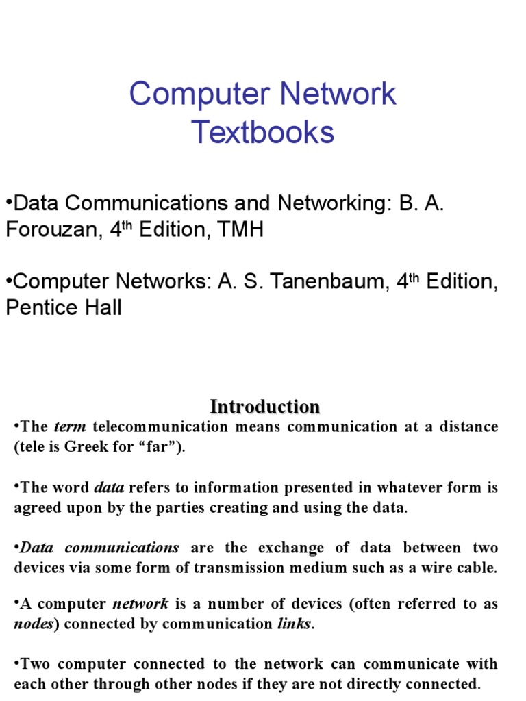 Computer Network Textbooks | PDF | Network Topology | Duplex (Telecommunications)