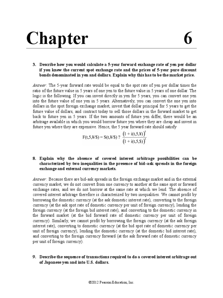 Chapter 6 | PDF | Bonds (Finance) | Arbitrage
