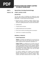 Street Light Installation Guidelines | PDF | Lighting | Components