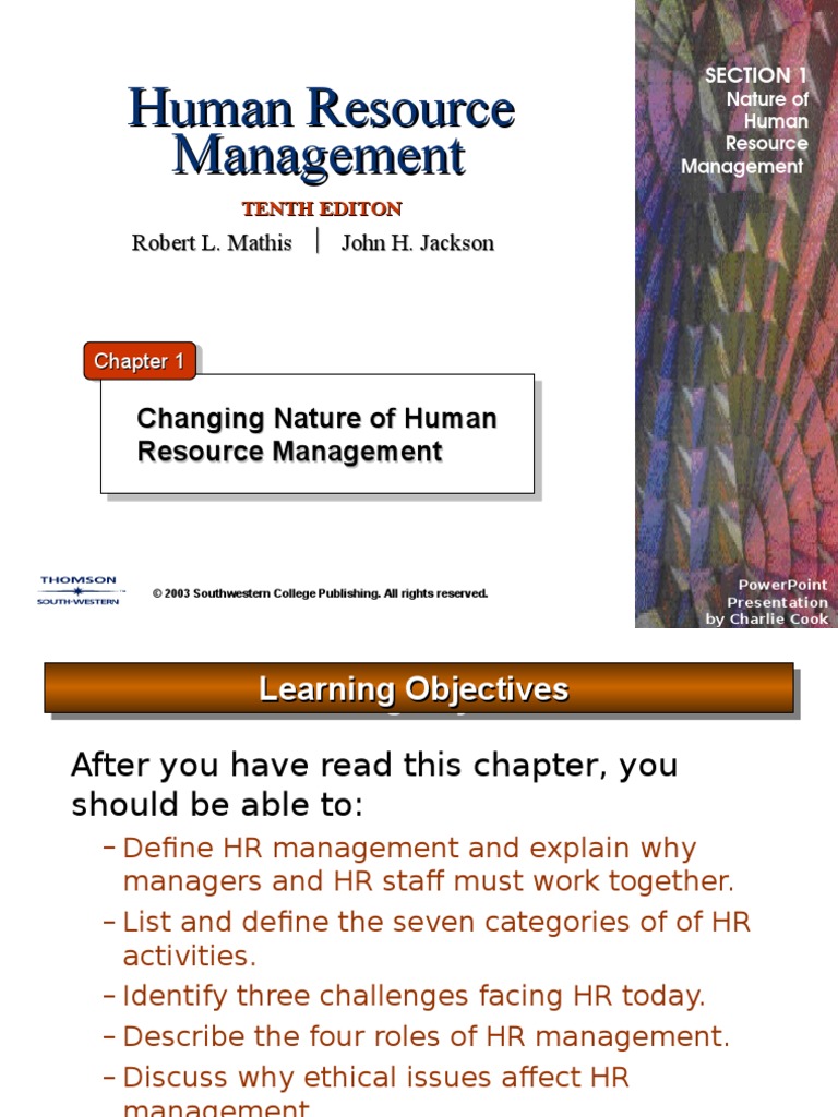 Hrm10echap01 (Online) | PDF | Human Resource Management | Employment