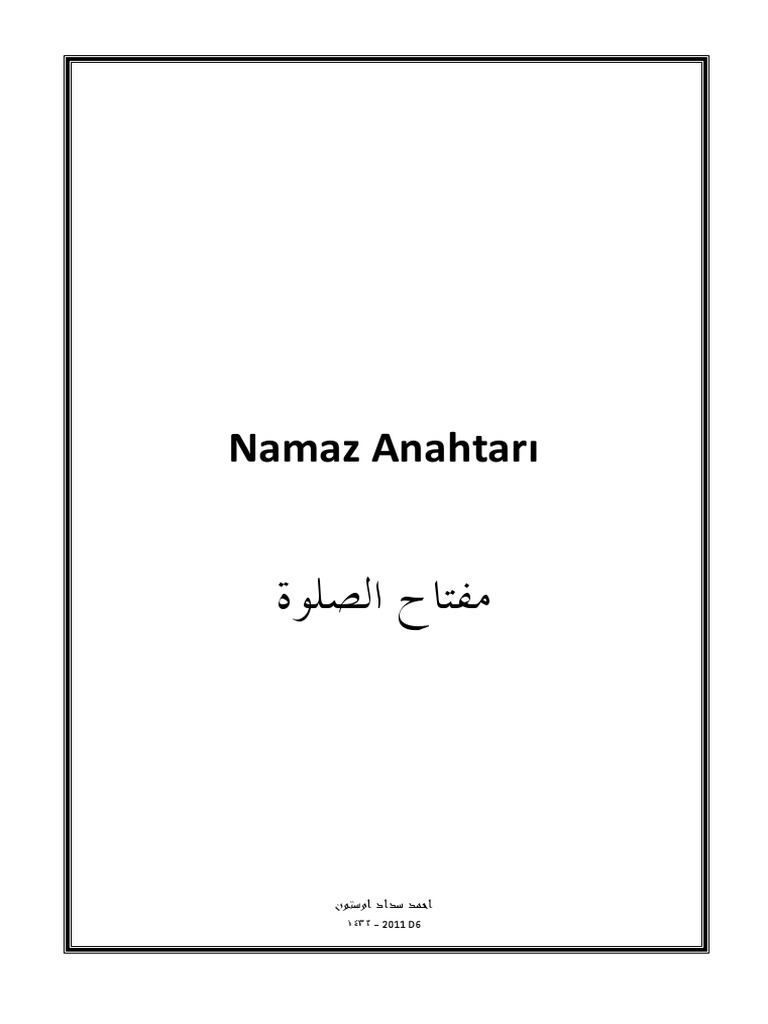 Namaz Anahtari PDF | PDF