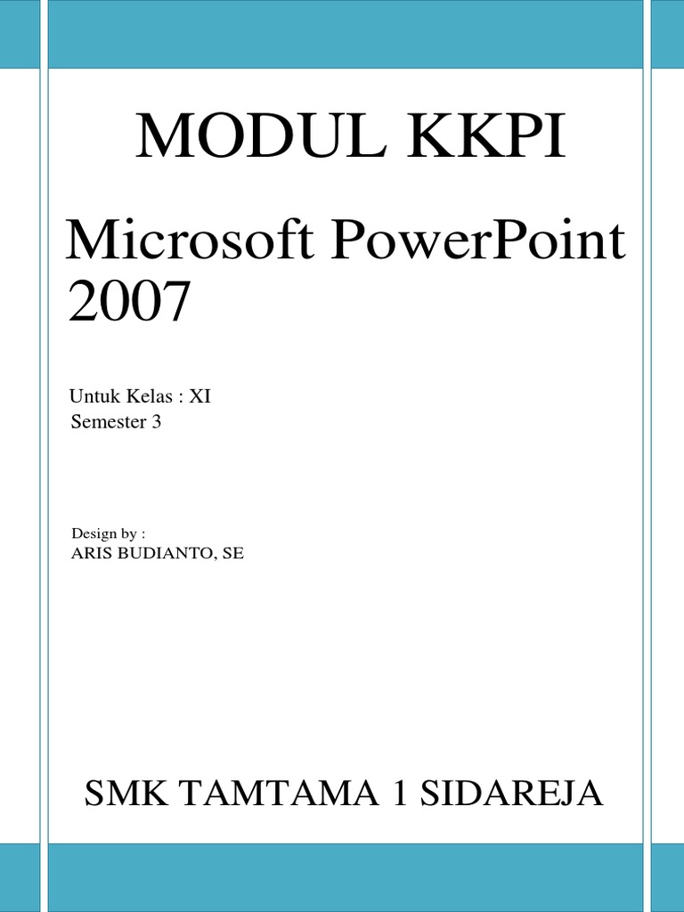 Ms Powerpoint 20071 | PDF | Komputer