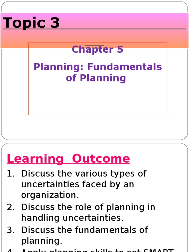 Coping with Uncertainty through Planning | PDF | Uncertainty | Goal