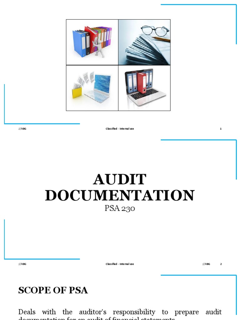 Psa 230 | PDF | Financial Audit | Audit