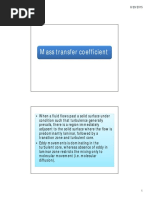 Lecture Notes On Mass Transfer | PDF | Diffusion | Mass Transfer