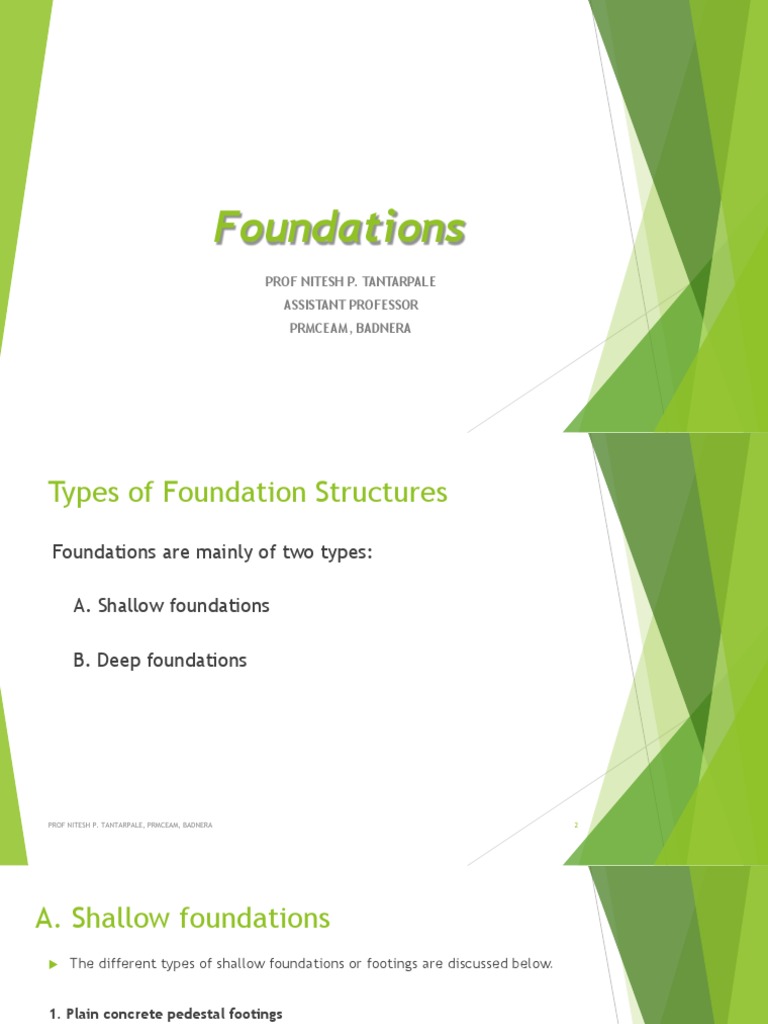 Foundations Engineering | PDF | Foundation (Engineering) | Column
