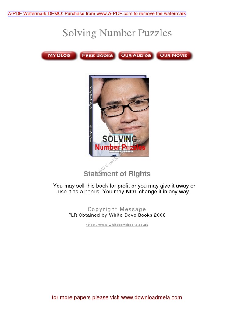 Sudoku and Other Number Puzzles | PDF | Games & Activities | Self ...