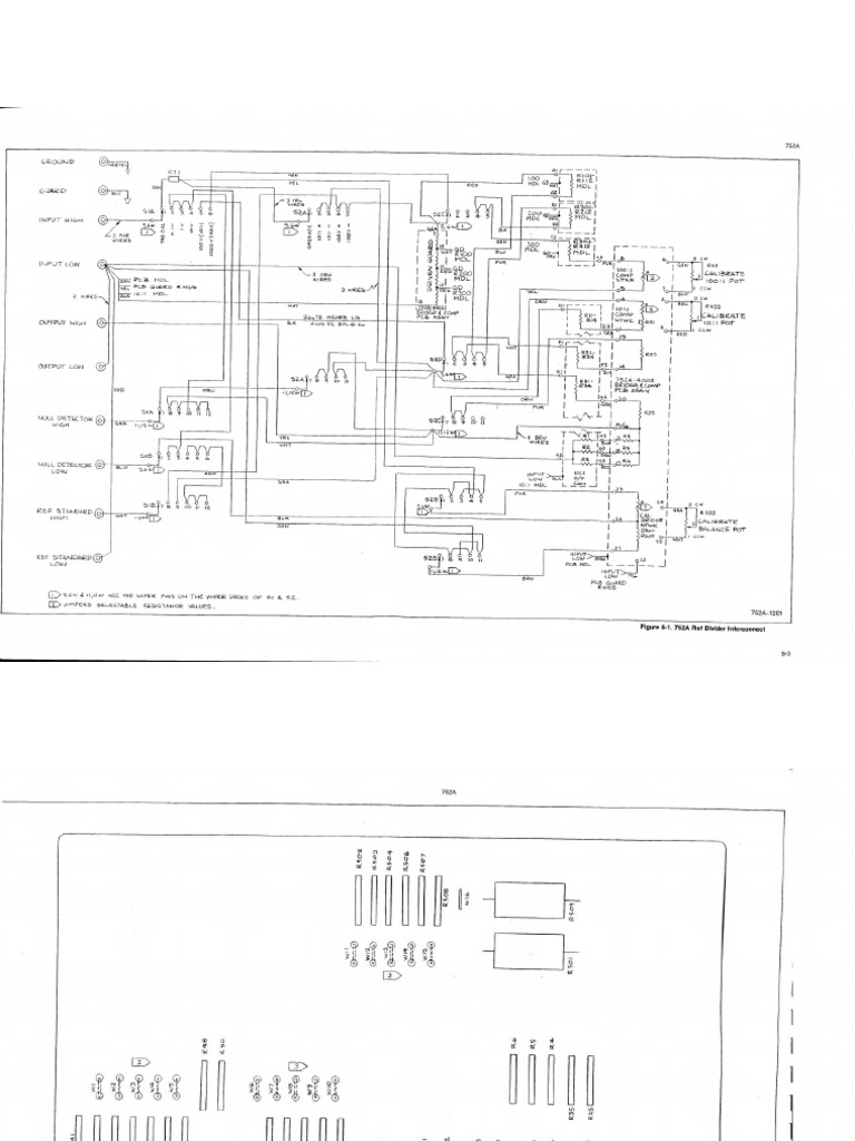 Fluke 752a Reference Divider Schematic