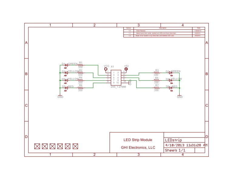 LED Strip Module SCH | PDF | Computers | Technology & Engineering