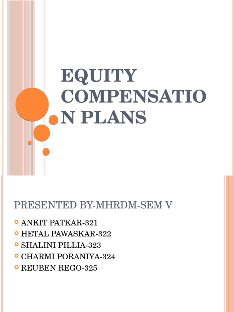 Equity Compensation Plans | PDF | Employee Stock Option | Employee ...
