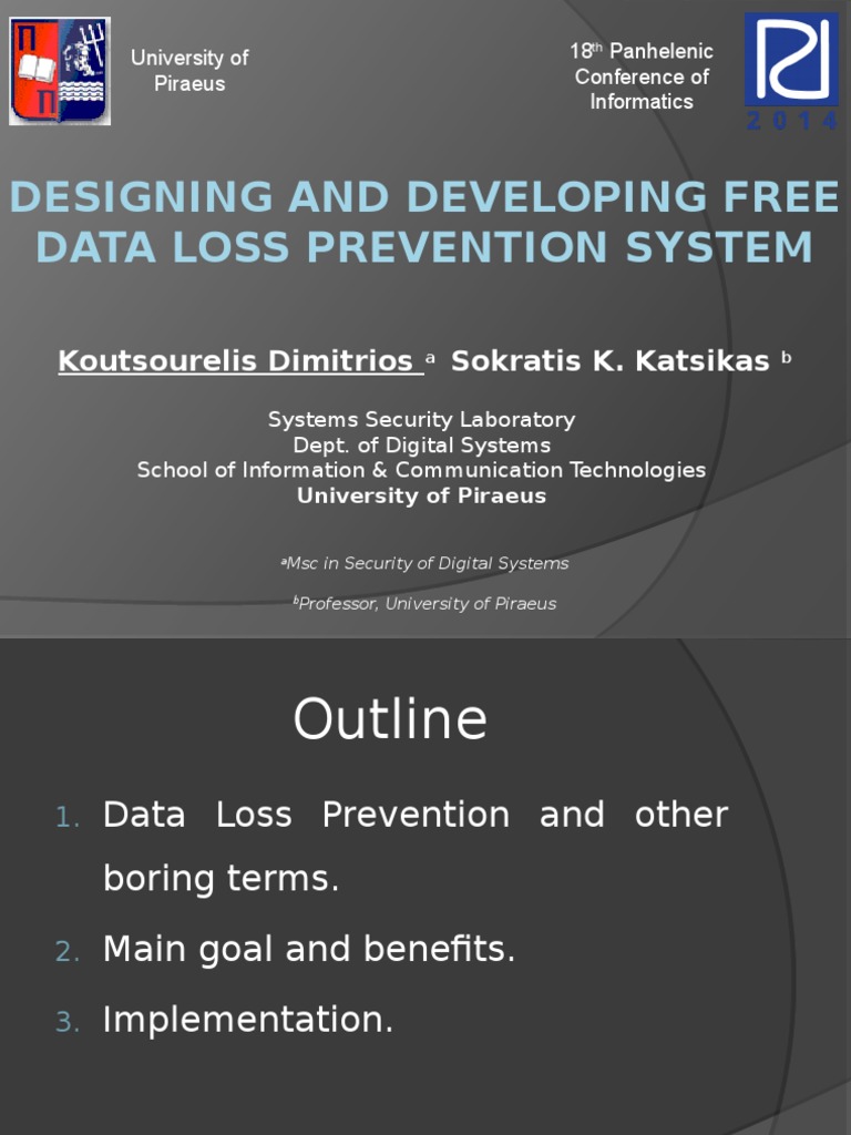 3-Designing A Free Data Loss Prevention System | PDF | Computing | Software