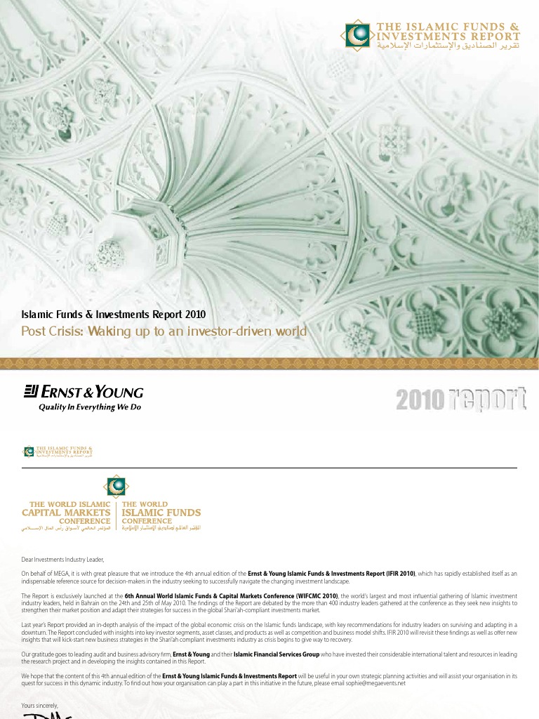 Islamic Funds & Investment Report (IFIR 2010), Ernst & Young | PDF ...