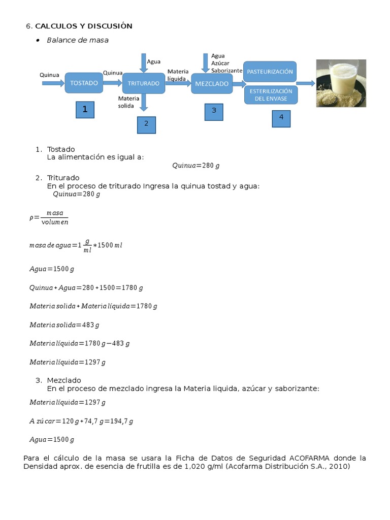 Balance de Masa sencillo | Química | Naturaleza
