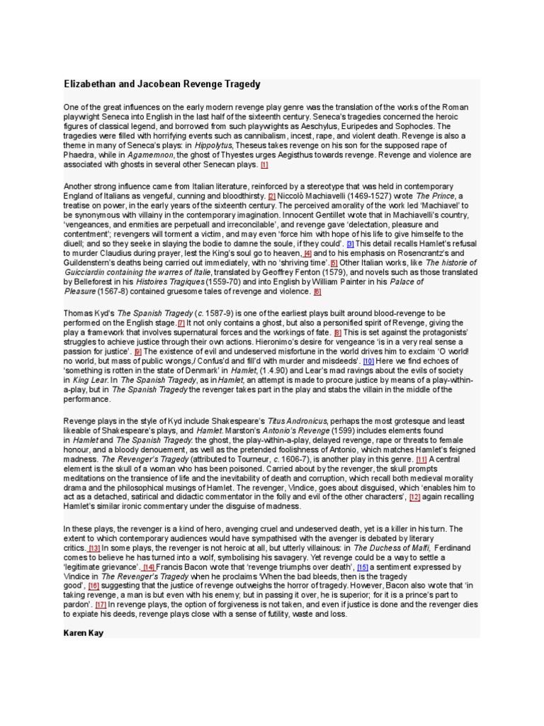 Charecterstics Elizabethan Drama | PDF | William Shakespeare | Hamlet