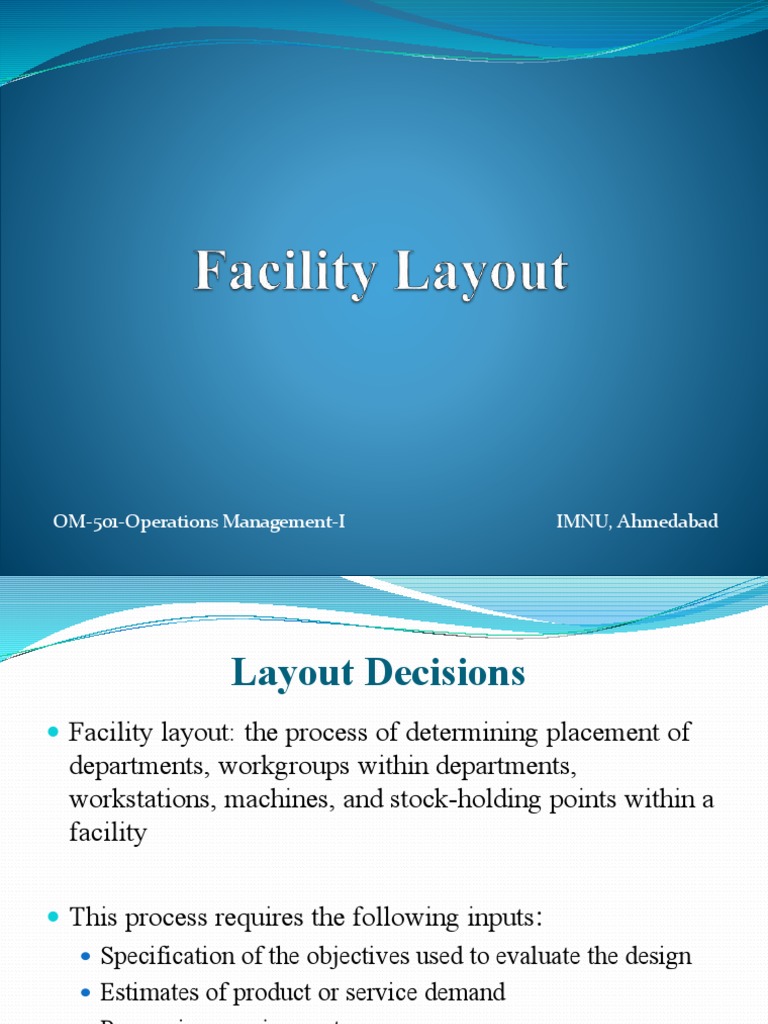 Effective Service Facility Layouts | PDF | Retail | Supermarket