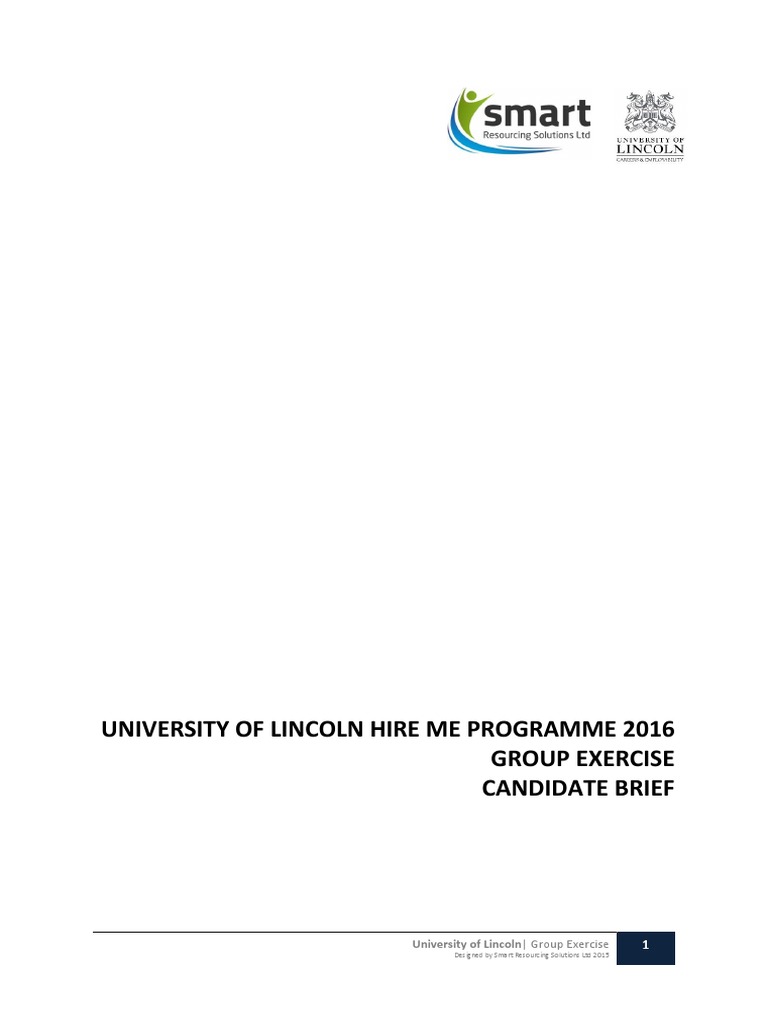 Job Description - Candidate Brief | PDF | Edinburgh | Competition