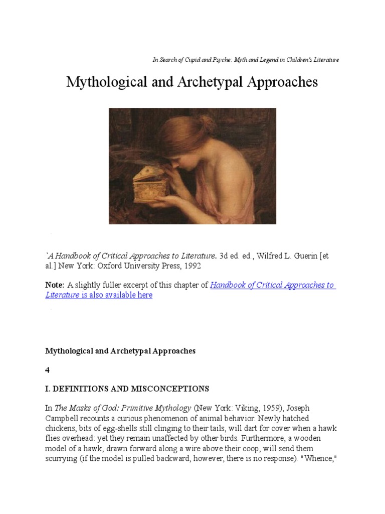 In Search of Cupid and Psyche | PDF | Oedipus | Mythology