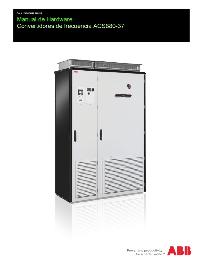 Es Acs880-37 HW A A4 Variador Abb | PDF | Inversor de energia | Ingenieria Eléctrica