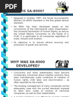 SA8000 Standard 2014 | PDF