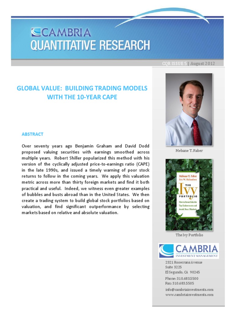 Market Valuation Strategy | PDF | Valuation (Finance) | Investing