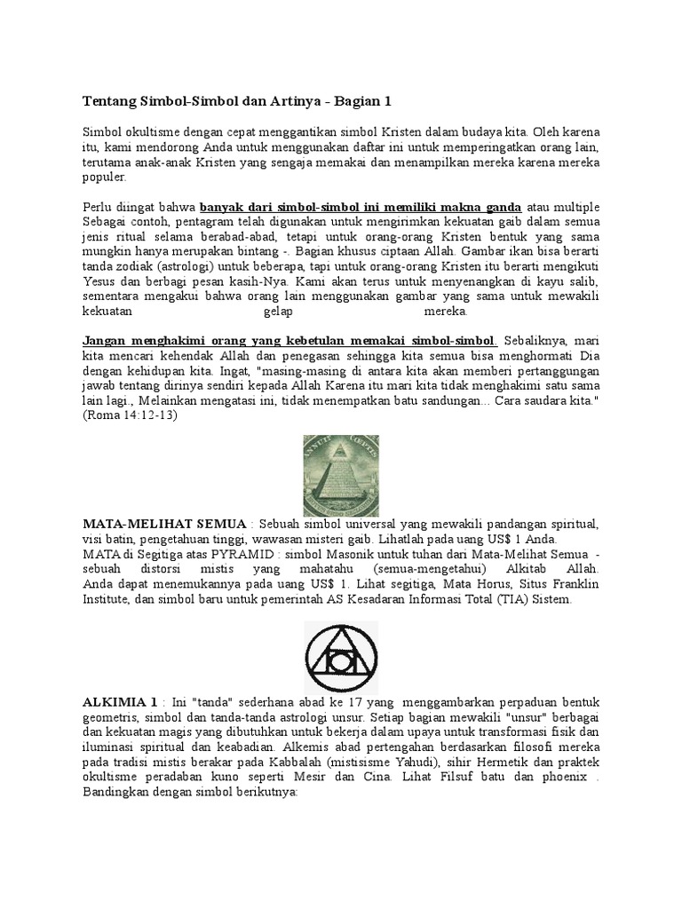 Tentang Simbol | PDF | Filsafat | Agama & Spiritualitas