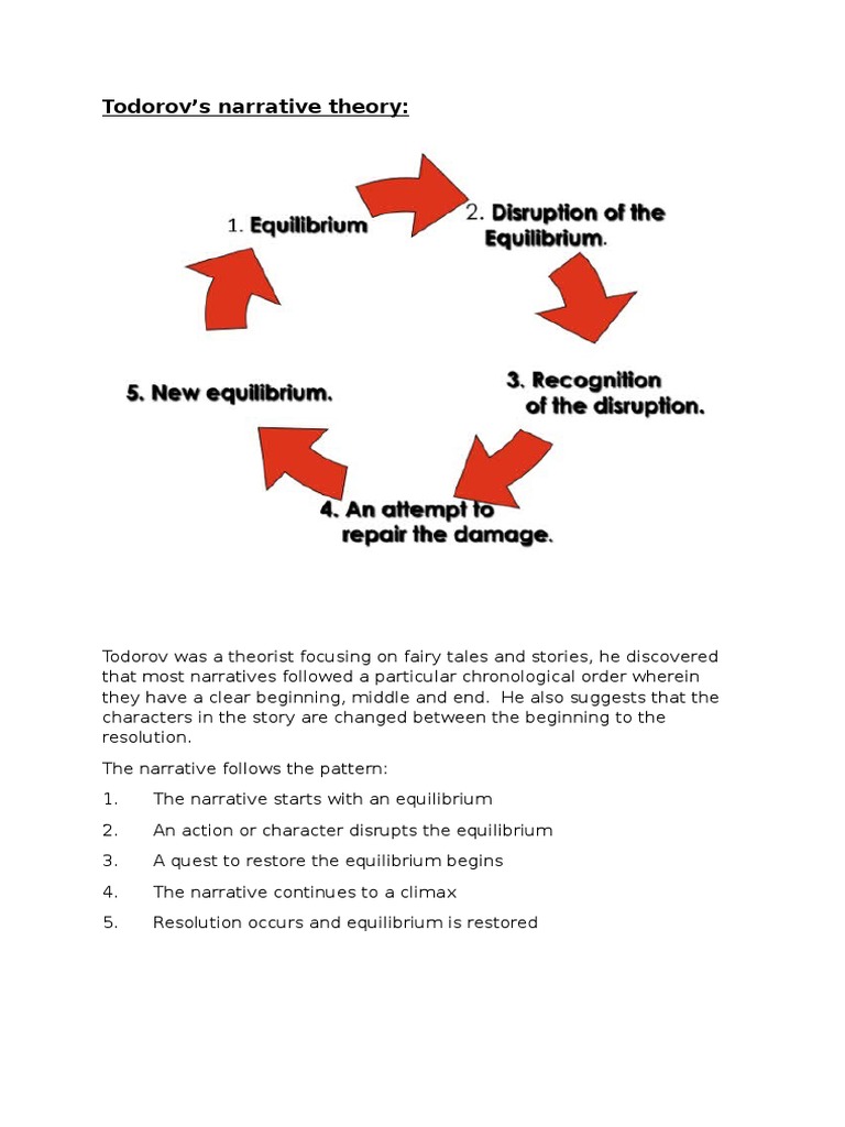 Todorovs Narrative Theory | PDF | Philosophy | General Fiction