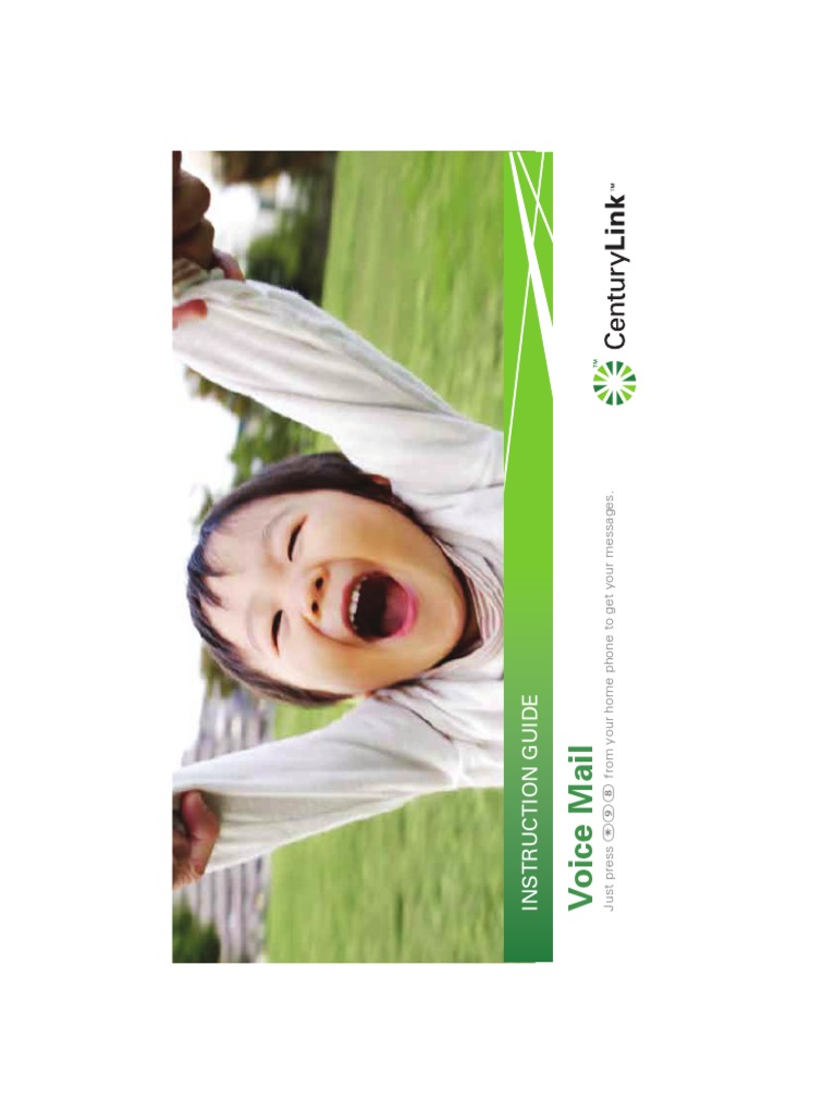 CenturyLink VoiceMail Users Guide | PDF | Voicemail | Telephony