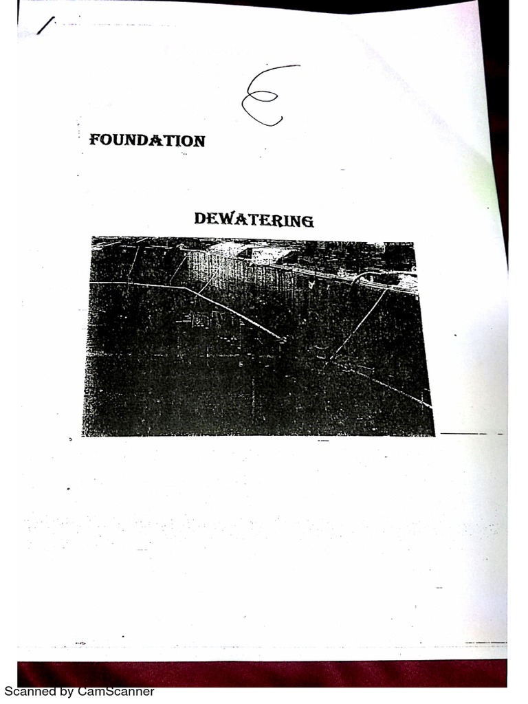 Dewatering PDF | PDF