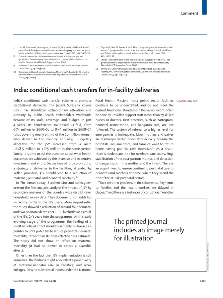 JSY Edit | PDF | Maternal Death | Postpartum Period