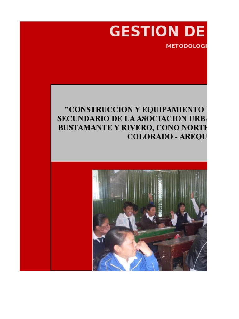 GESTION DE PROYECTOS OPERACIONALIZACION DE LA MATRIZ BSC EN EXCEL de La ...