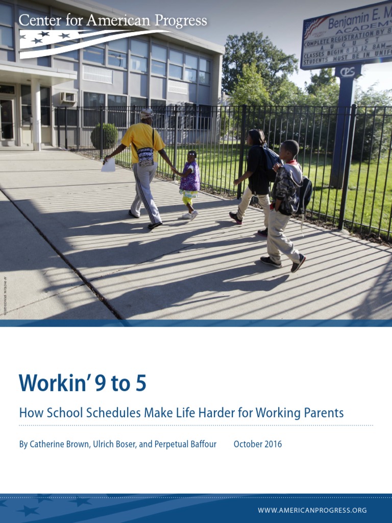 Workin' 9 To 5: How School Schedules Make Life Harder For Working ...