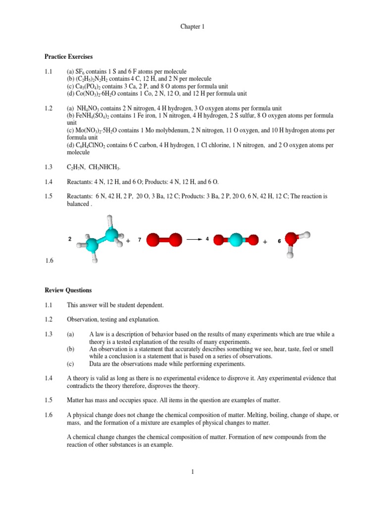 Solution Manual Brady Chemistry 6TH Edition PDF | PDF | Ion | Chemical ...