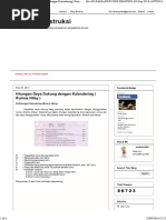 Perhitungan Data Kalendering Tiang Pancang | PDF