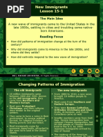 Old Vs New Immigrants APUSH | PDF | Immigration | The United States