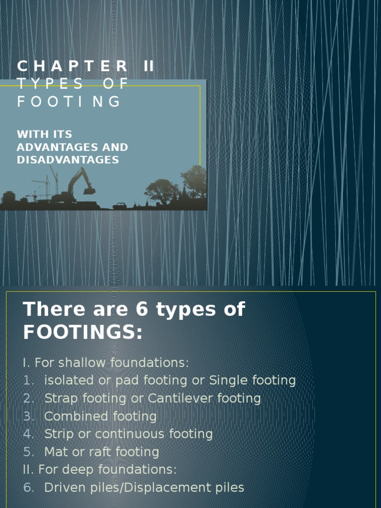 Types of Footi NG: With Its Advantages and Disadvantages | PDF | Deep ...