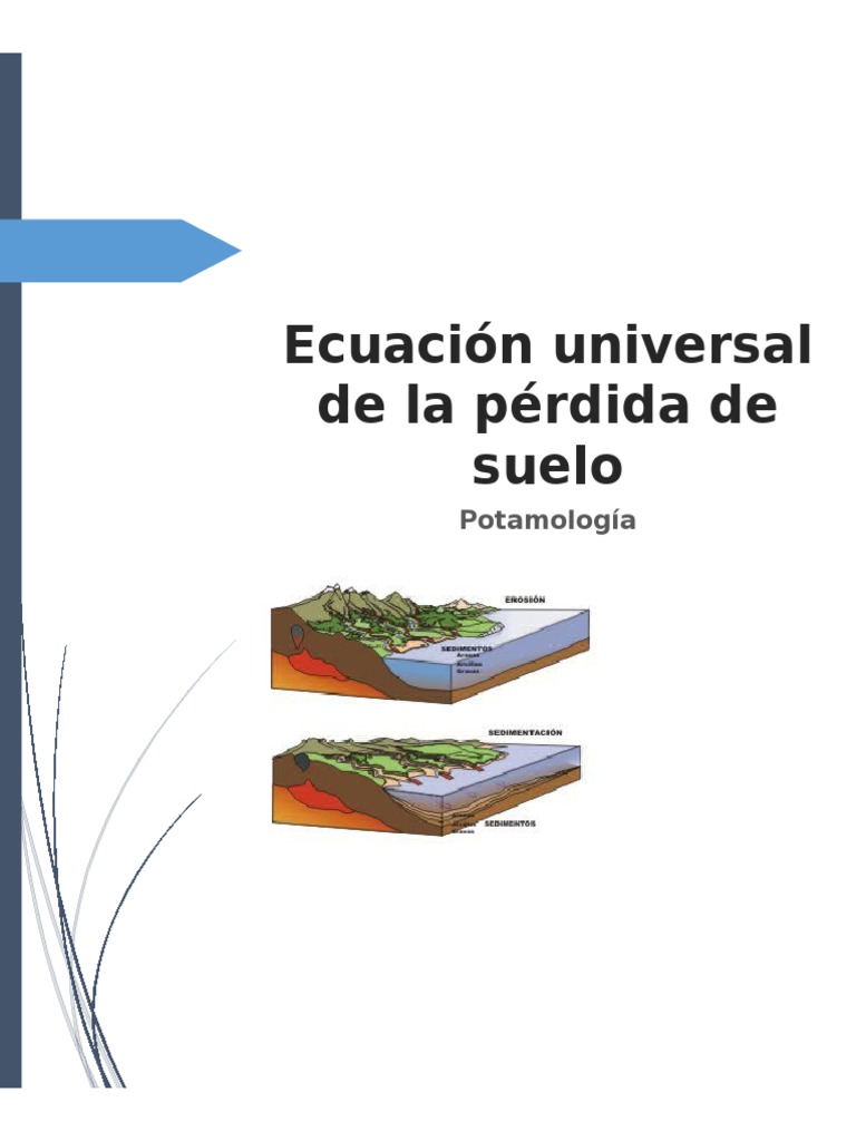 Ecuación Universal de La Pérdida de Suelo | Erosión | Suelo