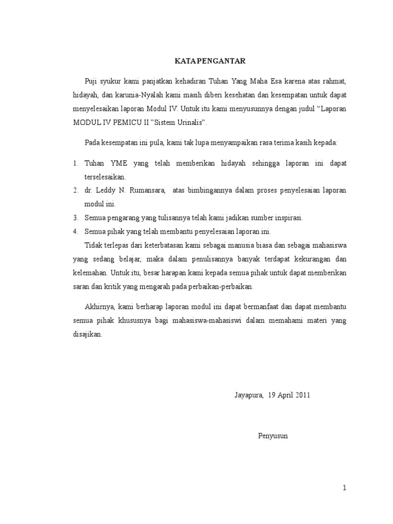 Kata Pengantar Modul 4 | PDF