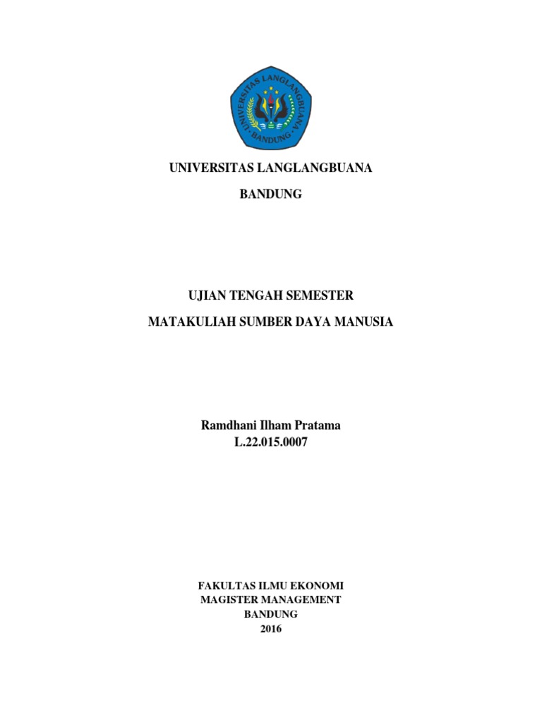 Universitas Langlangbuana Cover | PDF