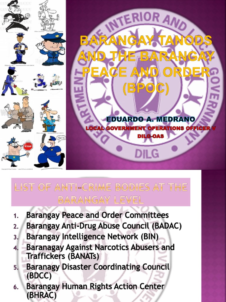 Barangay Tanods and The Barangay Peace and Order | PDF | Fire Safety ... Barangay Tanods and The Barangay Peace and Order | PDF | Fire Safety ...